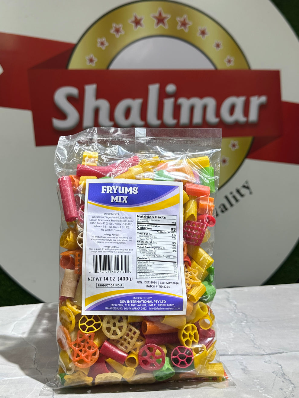FRYUM MIXED PACK 400G – Shalimar Delights